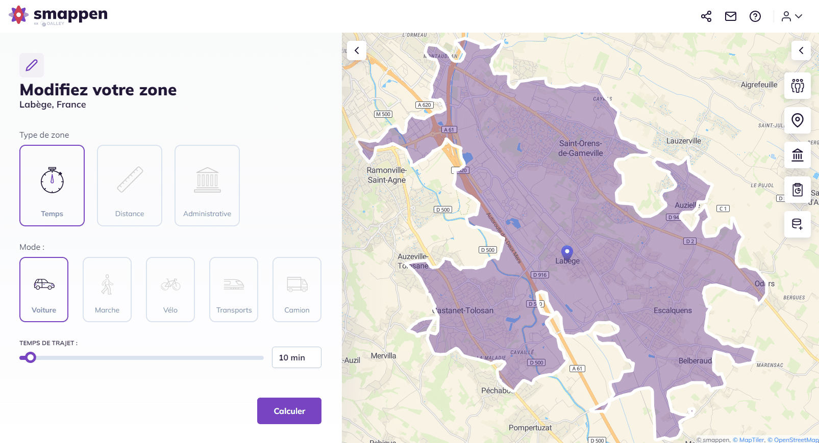 L'étude géomarketing de votre zone de chalandise les yeux fermés - smappen