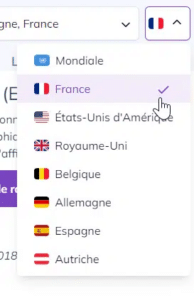 Villes et codes postaux disponibles par pays - smappen